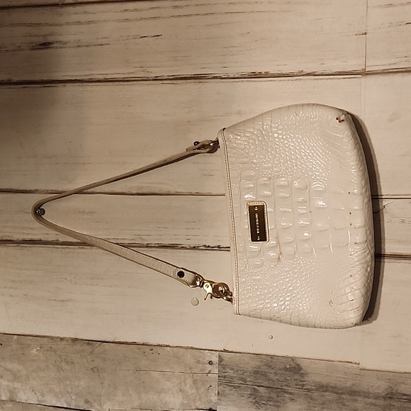 Brahmin | Bags | Brahmin White Alligator Embossed Bag | Poshmark